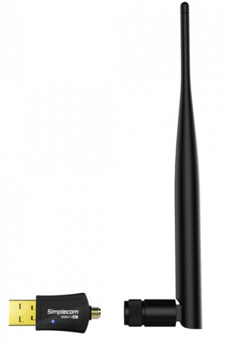 Simplecom NW611 AC600 WiFi Dual Band USB Adapter with 5dBi High Gain A – Worldwide PC Australia